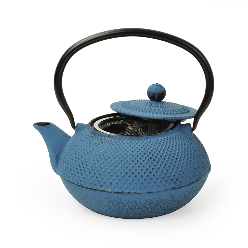 Teiera in Ghisa Azzurra con Filtro in Acciaio Inox – 1,2 litri ...