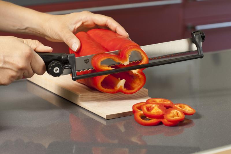 Coltello Multiuso da Cucina con Regolatore dello Spessore della Fetta ...
